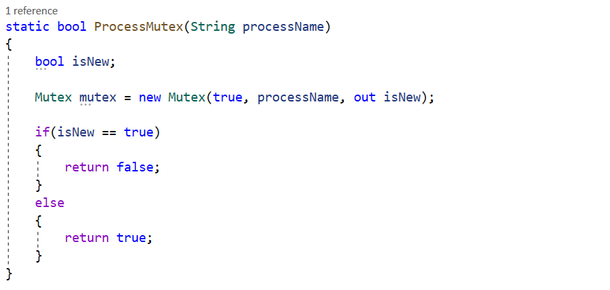 [C#] 실행 중인 프로세스 강제종료 및 중복실행방지(Mutex)