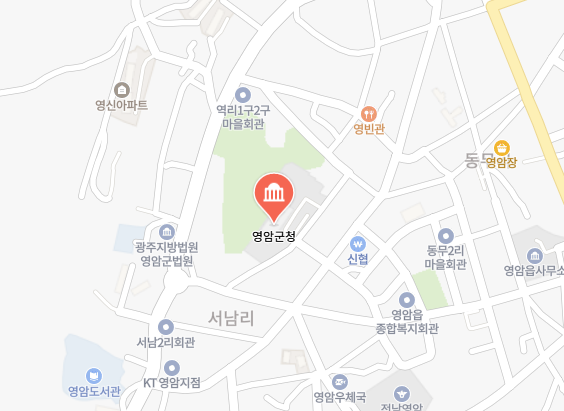 영암군 차량 등록사업소 홈페이지 위치 영업시간 전화번호