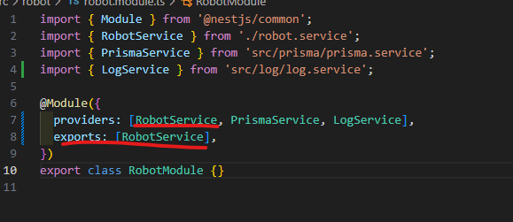 [nestjs/typescript] nestjs에서 service에서 다른 service 사용하기