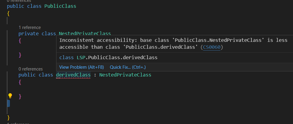 C#] Access Modifiers