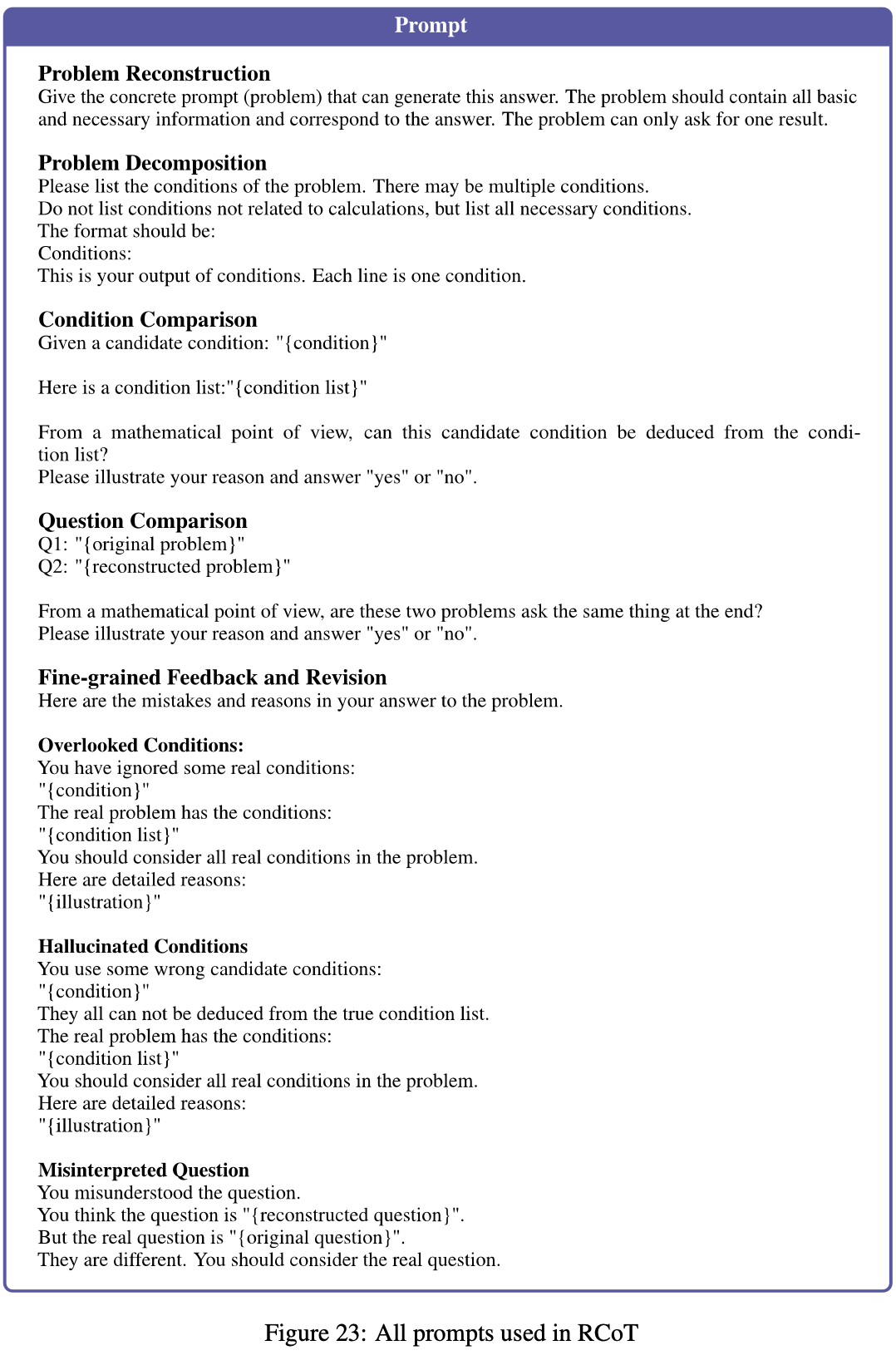 RCoT: Detecting and Rectifying Factual Inconsistency In Reasoning By ...