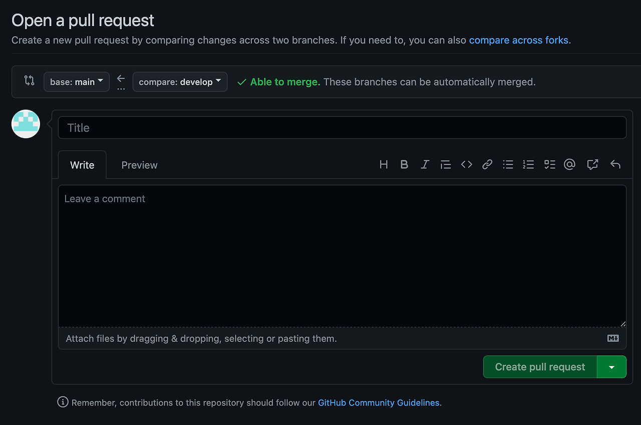 [Github-actions] PR(Pull Request) 자동으로 생성해보자