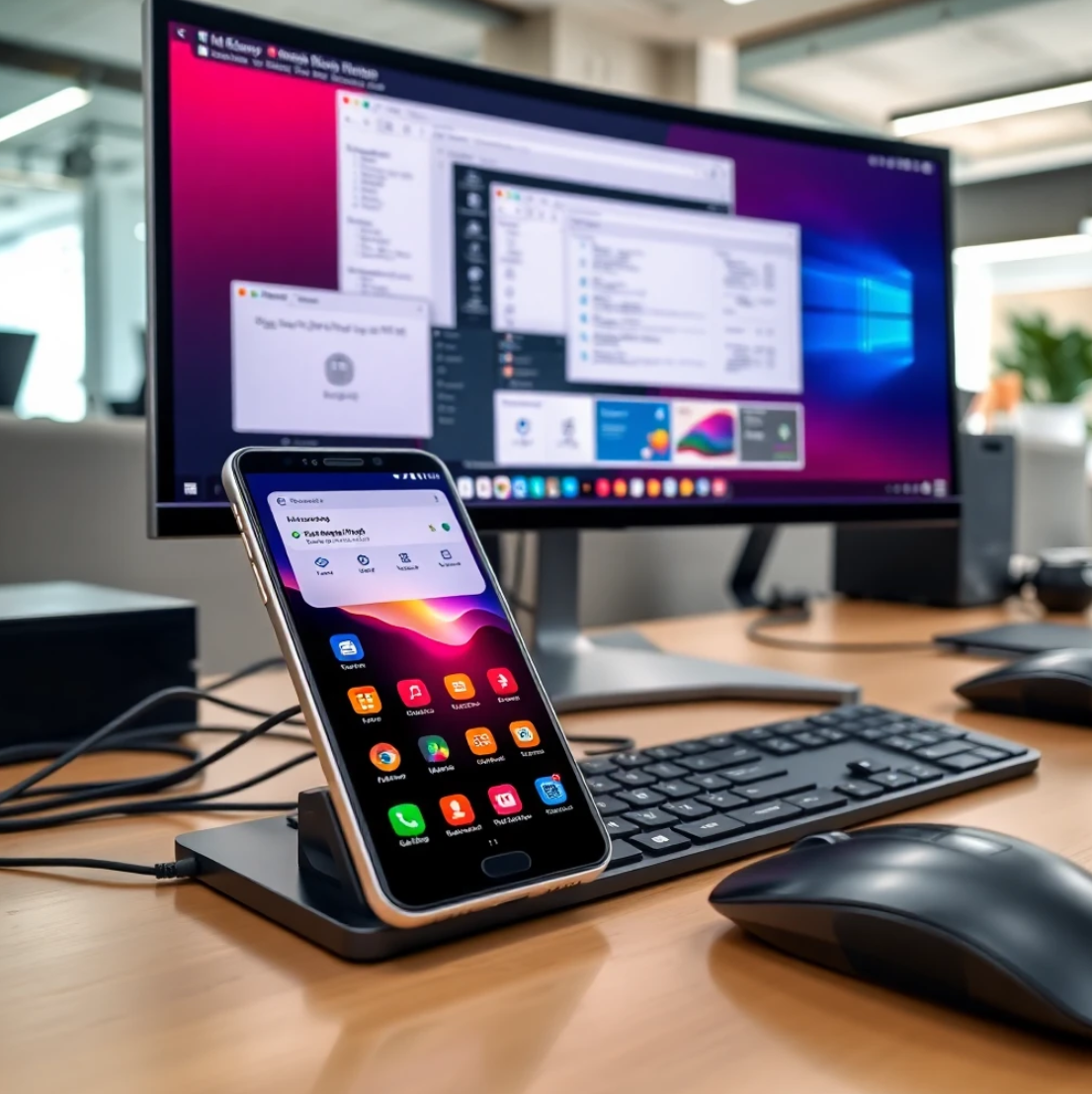 삼성폰 Dex 모드로 스마트폰을 Pc처럼 활용하는 방법