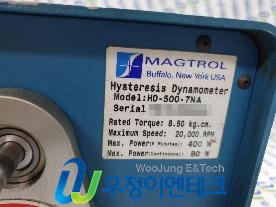 MAGTROL HYSTERESIS DYNAMOMETER