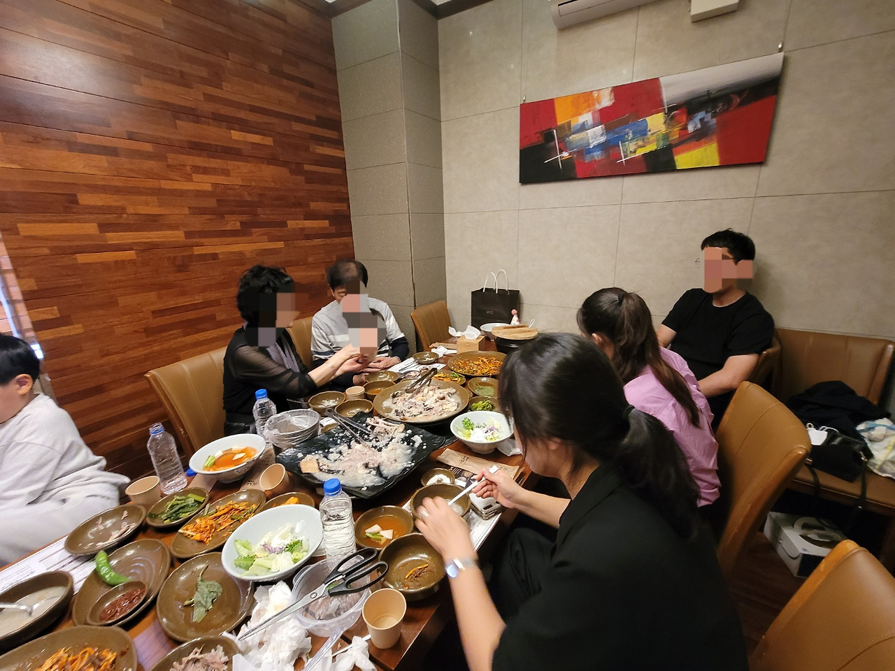 닭 오리 누룽지 백숙 맛집 룸에서 가족모임 가능한 누룩골 삼산점