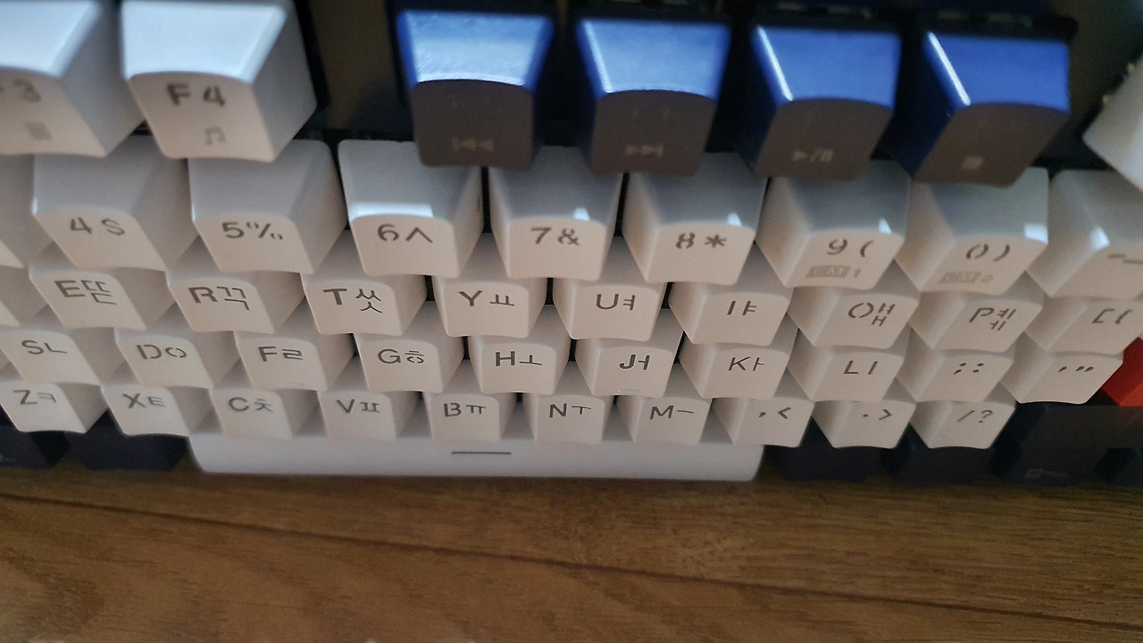 앱코 텐키리스 LED 기계식 키보드 사용후기 - K611 V1