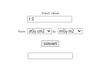 X-ray DAP Unit Converter :: 끄적끄적 메모공간