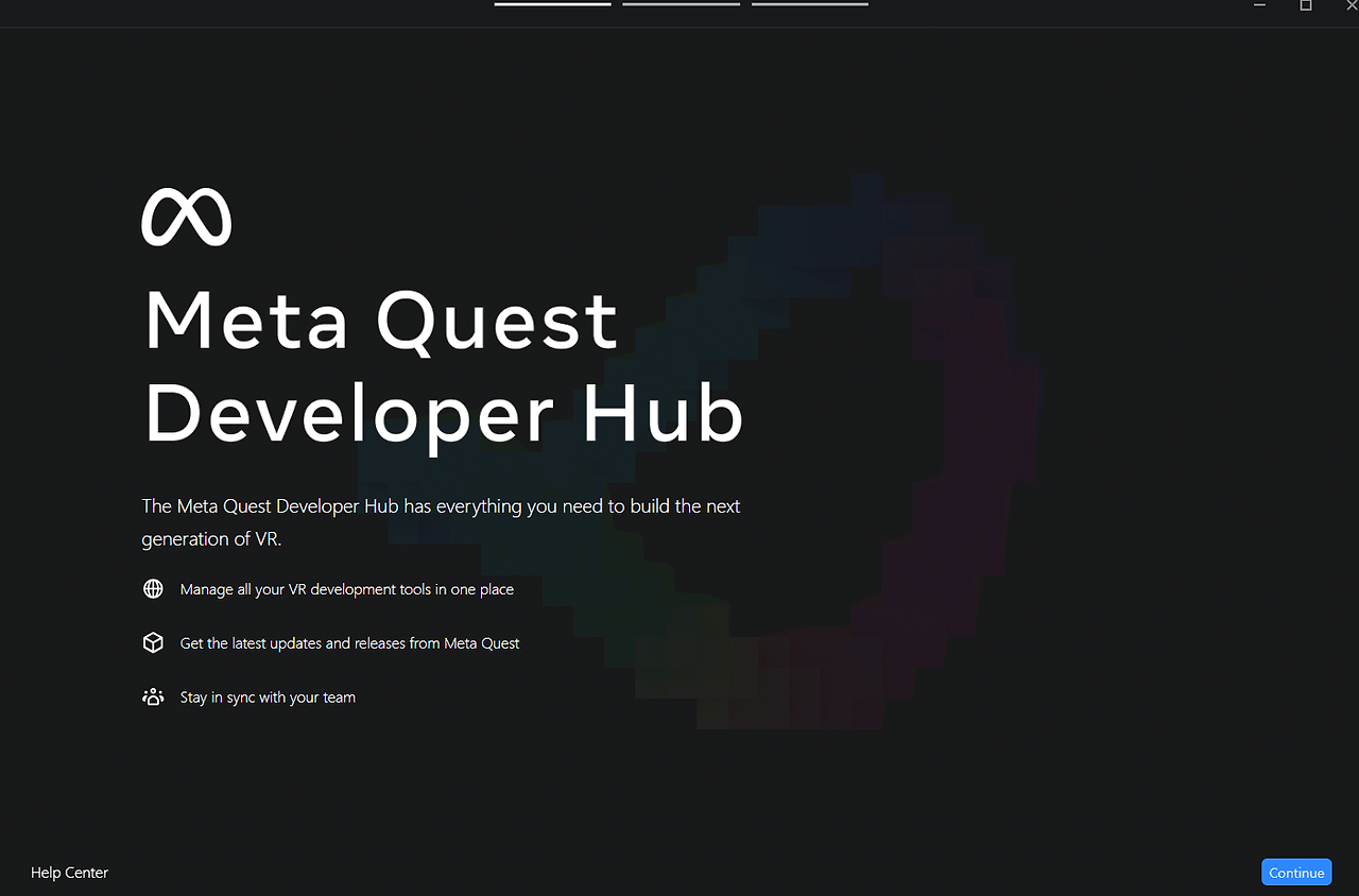 메타퀘스트3 PC 연결하는 방법(Meta Quest Developer Hub 설치)