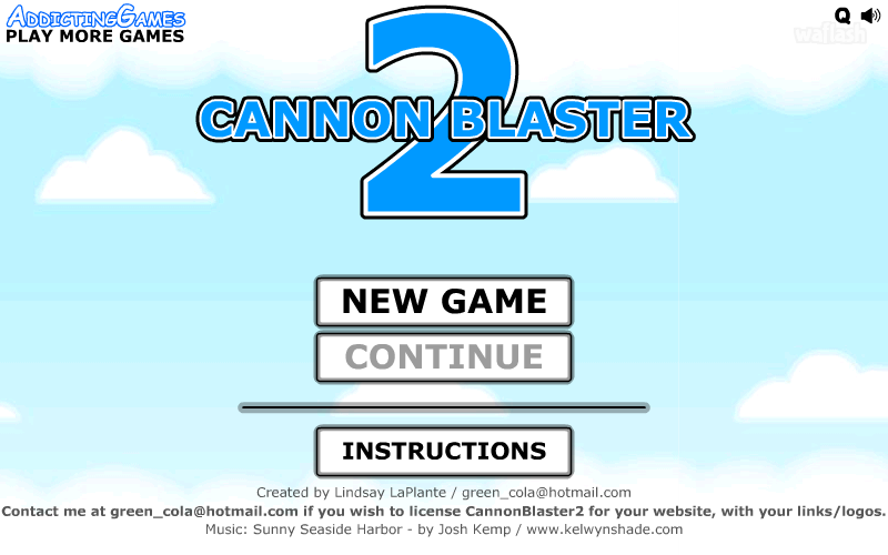 캐논 블라스터 2 (Cannon Blaster 2) - 플래시게임 | 와플래시 게임 아카이브