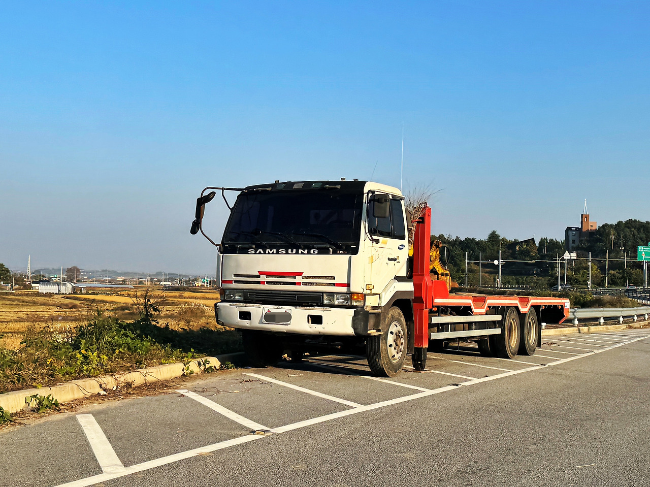 티스도리닷컴 :: 1996 삼성상용차 SM510 11.5톤 셀프로더 / 1990 기아 라이노