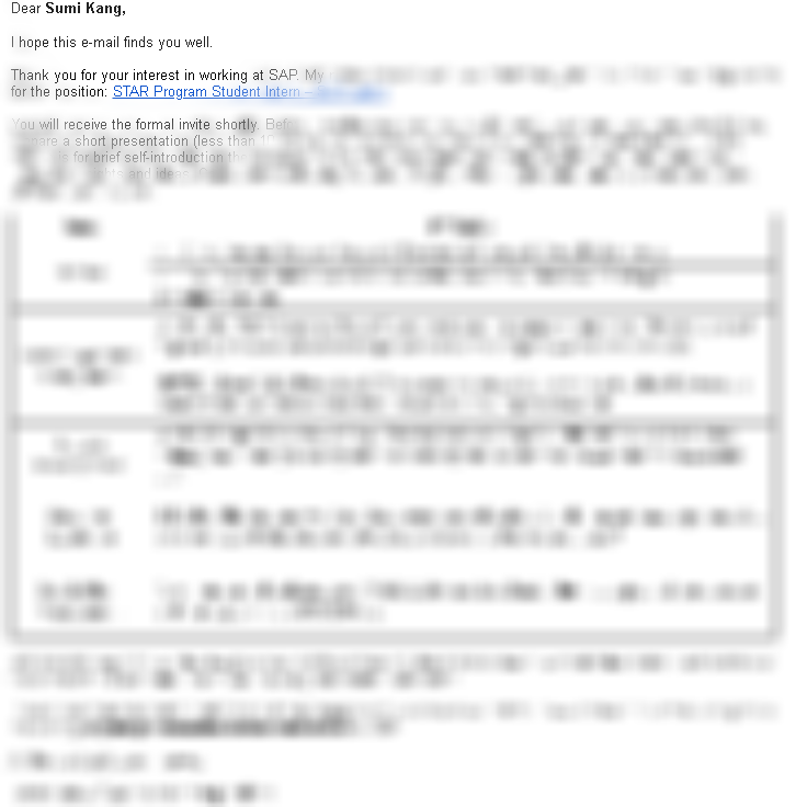 [SAP STAR Program Internship] 합격부터 첫 출근까지