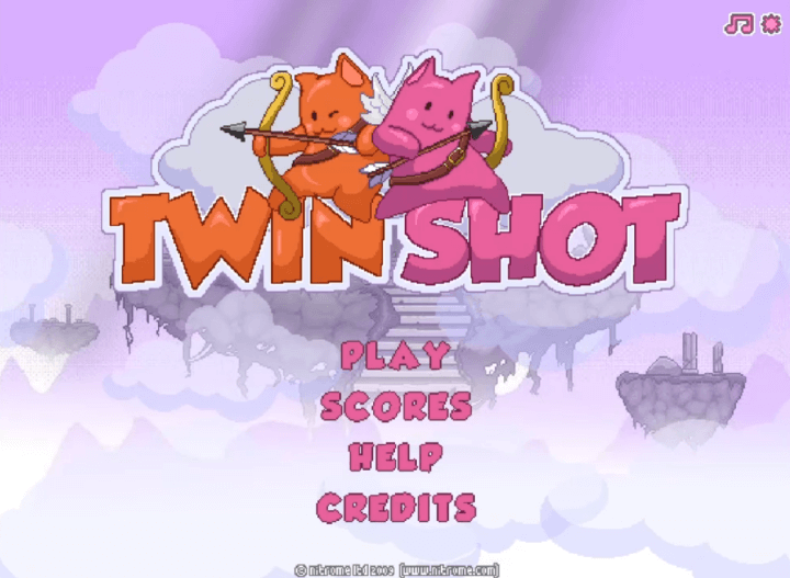 트윈샷 (Twin Shot) 2인용 활쏘기 게임하기