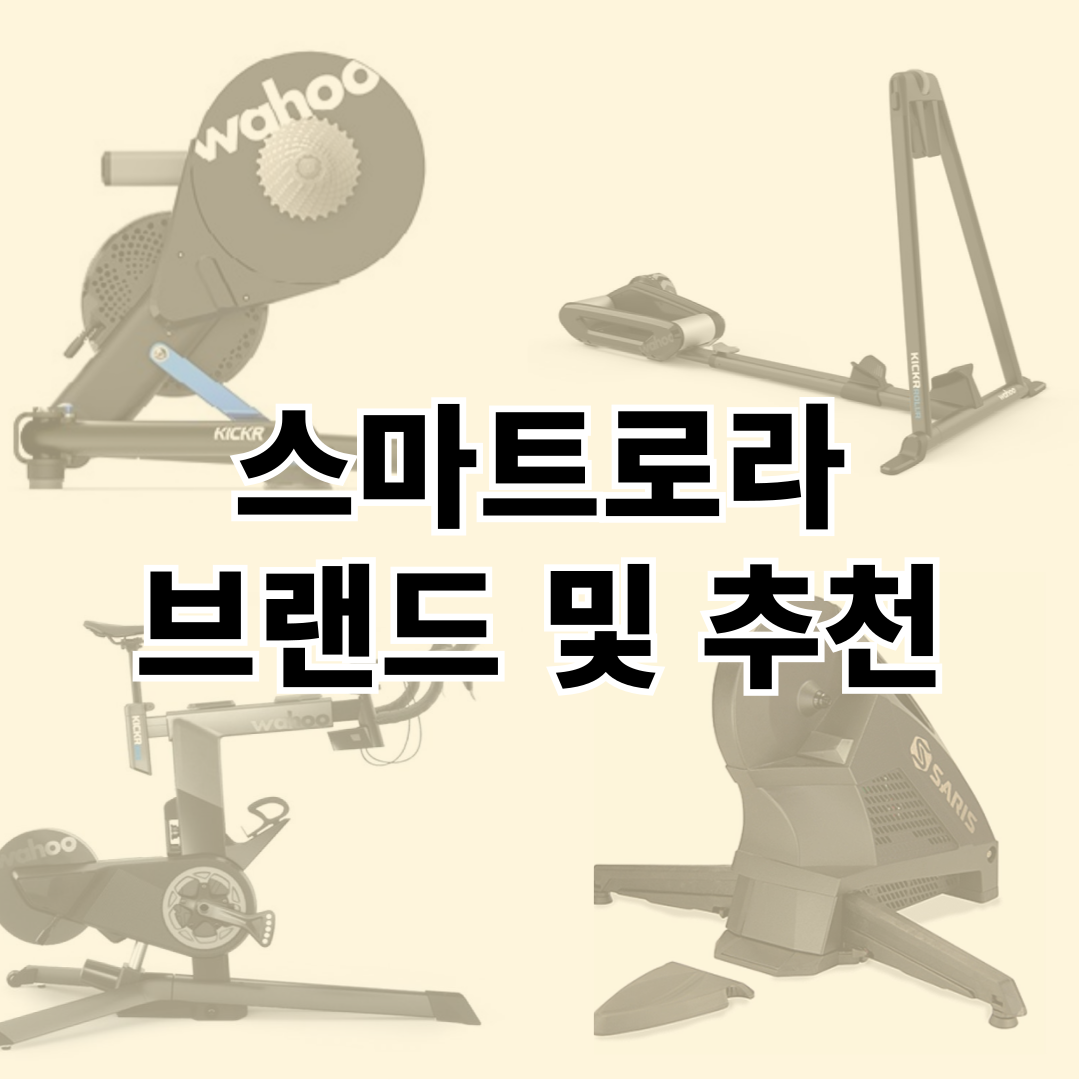 스마트로라 5종 와후 키커 롤러 싱크라이더 등 총정리
