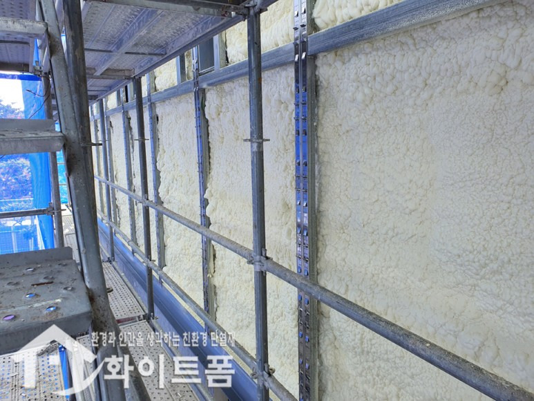 남원 월락정수장 신축건물 단열 친환경 단열재 화이트폼수성연질폼 수성연질우레탄폼 시공2