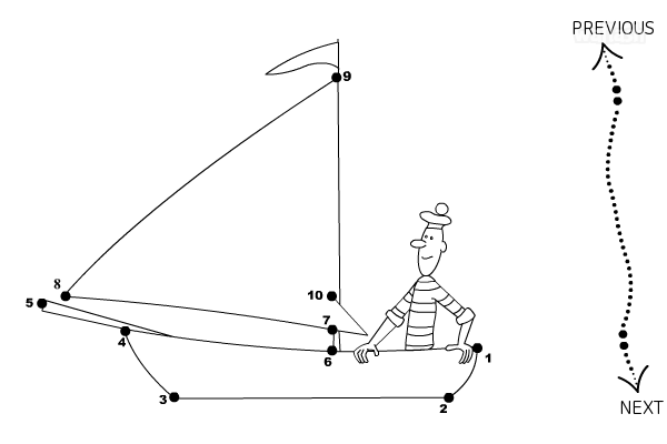 점선잇기 - 플래시게임 | 와플래시 게임 아카이브