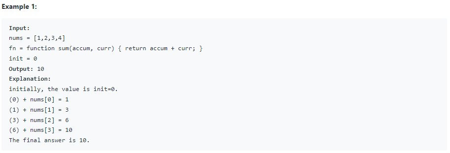 [leetcode][JS] 2626. Array Reduce Transformation :: 최고의 개발자 (목표)