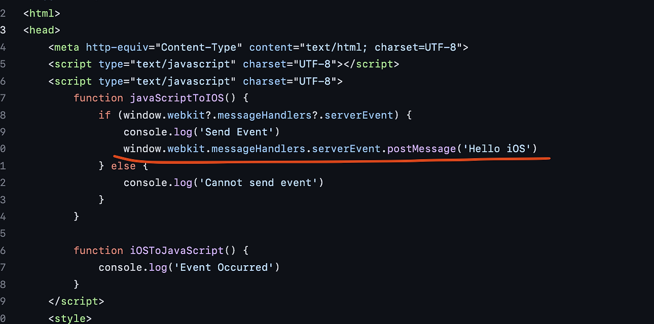 SwiftUI에서 WKWebView JavaScript 상호작용