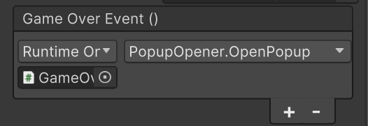 기술수련소 | UnityEvent 를 이용해서 다른 클래스에서 이벤트를 구독하고 특정 조건이 되었을시에 등록된 이벤트들을 모두 실행시킬 수 있게 하는 방법을 통한 함수의 제어