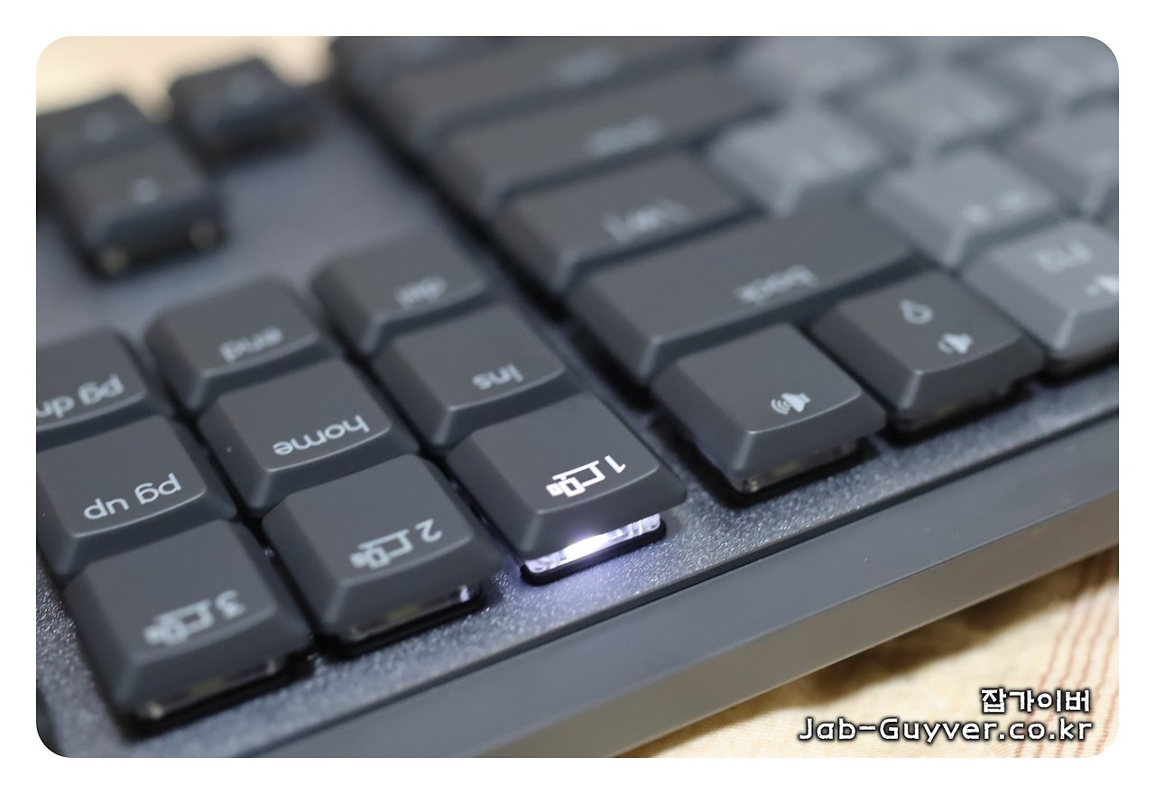 로지텍 무선 기계식 키보드 메카니컬 MX Mechanical 개봉 및 사용 후기