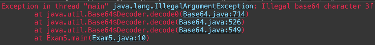 [Java] java.lang.IlligalArgumentException 오류 해결
