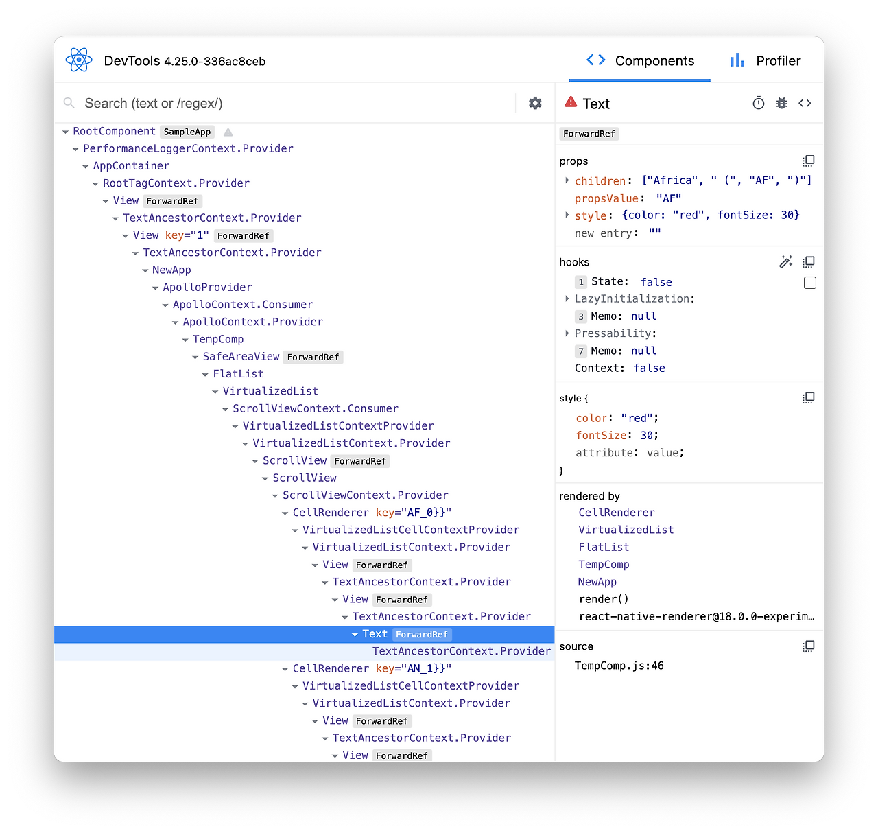 리액트 네이티브(React-native)의 디버깅 도구 (React-devtools, Reactoron) — REPOSITORY