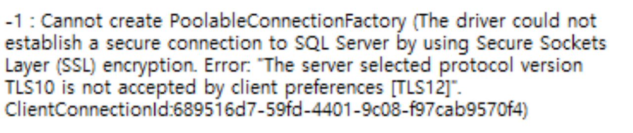 [JAVA] TLS Protocol Error