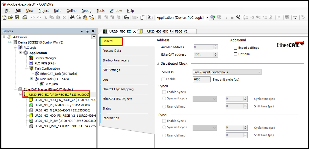 Codesys EtherCAT 장치 추가하는 방법 (xml 파일)