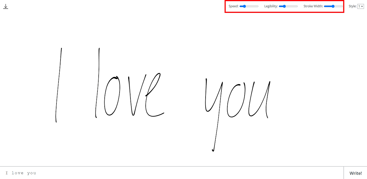 손글씨 생성해주는 calligrapher AI
