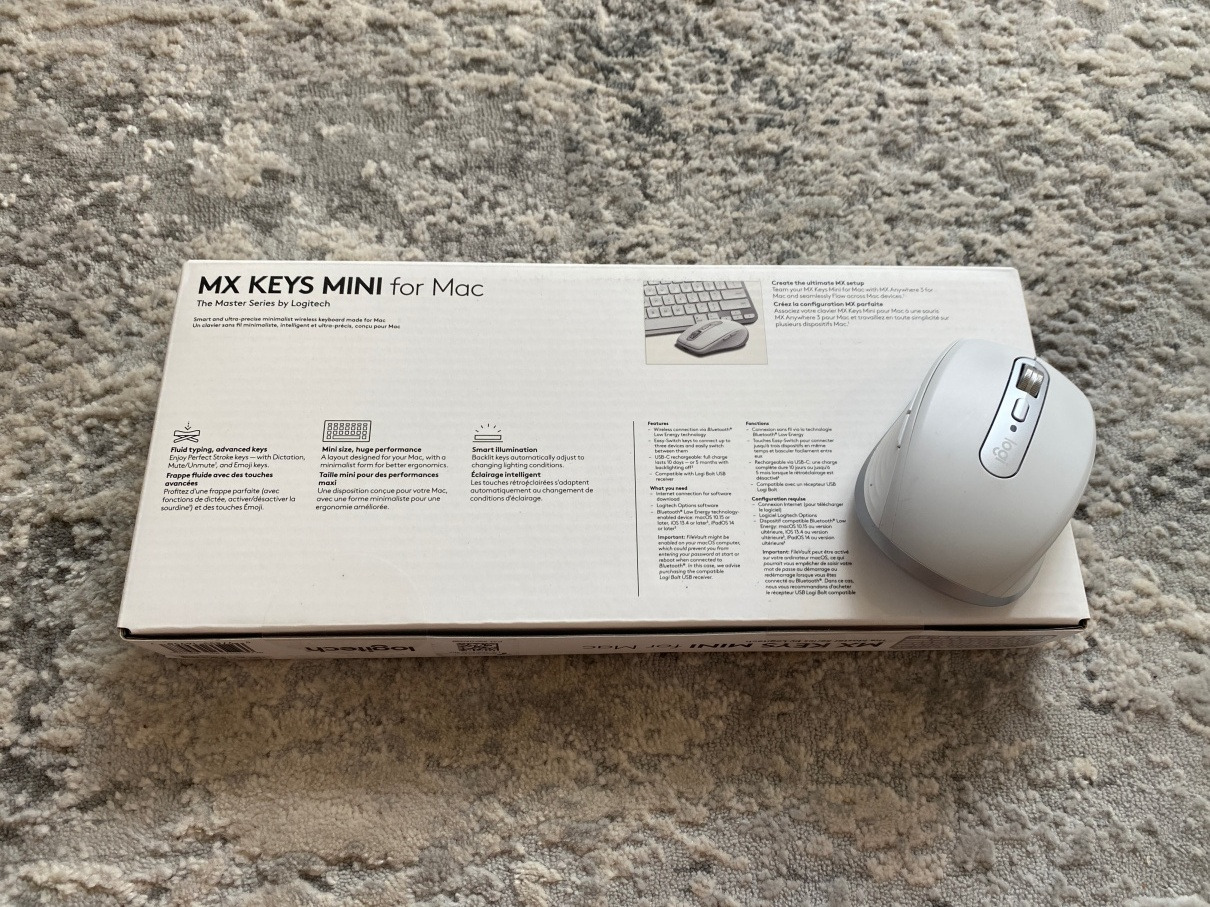 로지텍 Logitech MX KEYS MINI for Mac 키보드 개봉 및 사용기