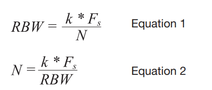 구차니의 잡동사니 모음 :: FFT RBW - Resolution Band Width