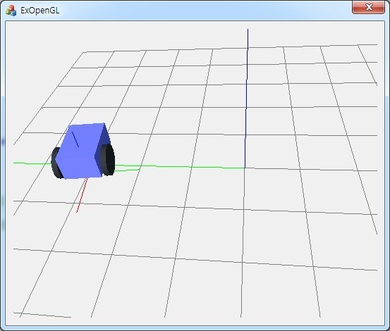 OpenGL을 사용한 로봇 그리기