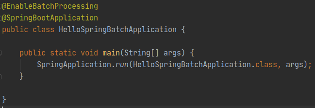[Spring Batch] 스프링 배치로 Hello, World 실행하기 예제 (tasklet 사용)