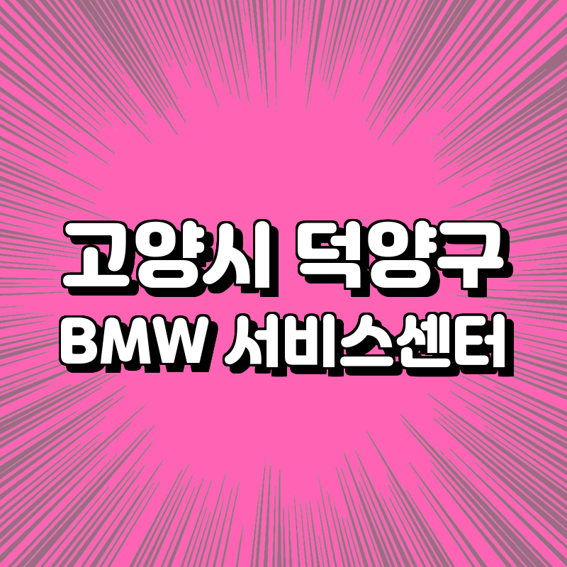 고양시 덕양구 Bmw 서비스센터 위치 전화번호 As 고객지원 서비스센타계기판 표시등