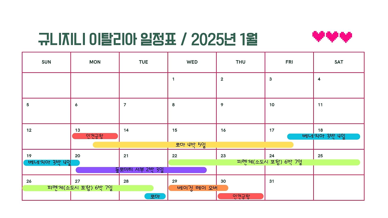 겨울 이탈리아 2주 여행 일정짜기 16박 17일 로마and베네치아and돌로미티and피렌체