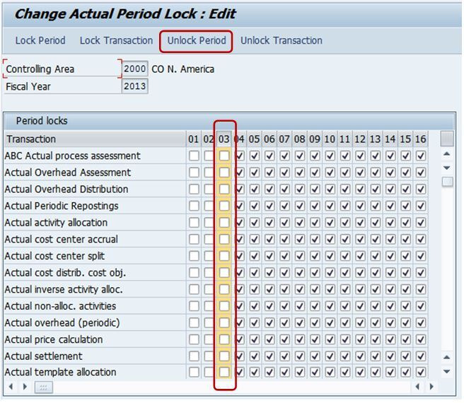 Steps for opening and closing Period – MM FI CO