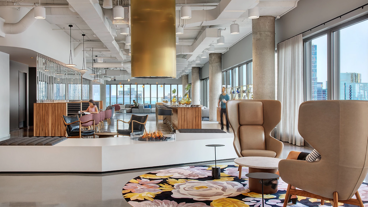 *오픈 오피스플랜 [ Solomon Cordwell Buenz ] 303 East Wacker Drive Tenant Amenities