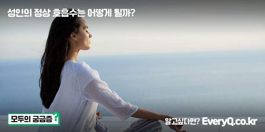 성인의 정상 호흡수는 어떻게 될까 성인 1분 호흡수 정상 호흡수 범위