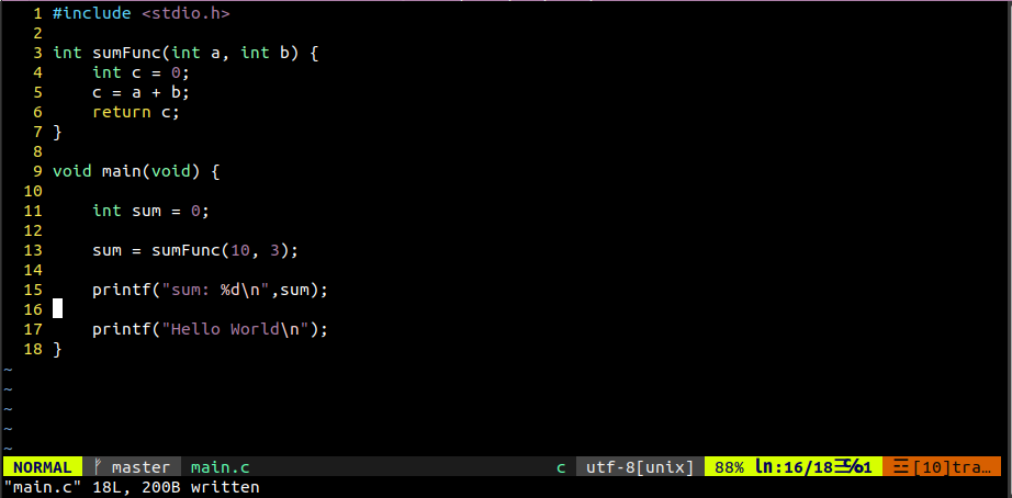 VIM Plugin vim-airline 설치 및 사용 방법