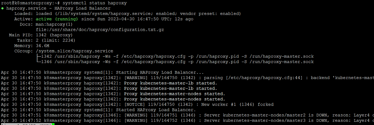 kubernetes multi master node (control plane) 구성