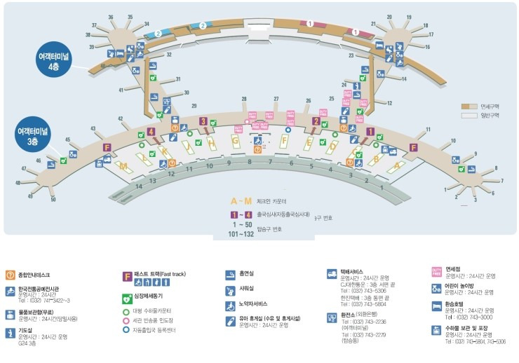 2025 인천공항 체크인 카운터 위치 총 정리 제1여객터미널t1 And 제2여객터미널t2