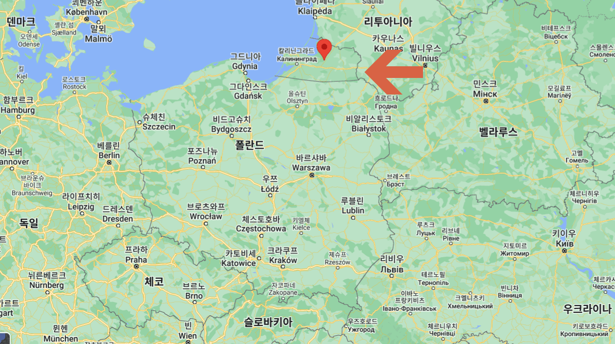 폴란드 Vs 한국 비교땅 면적 지도 비교 인구수