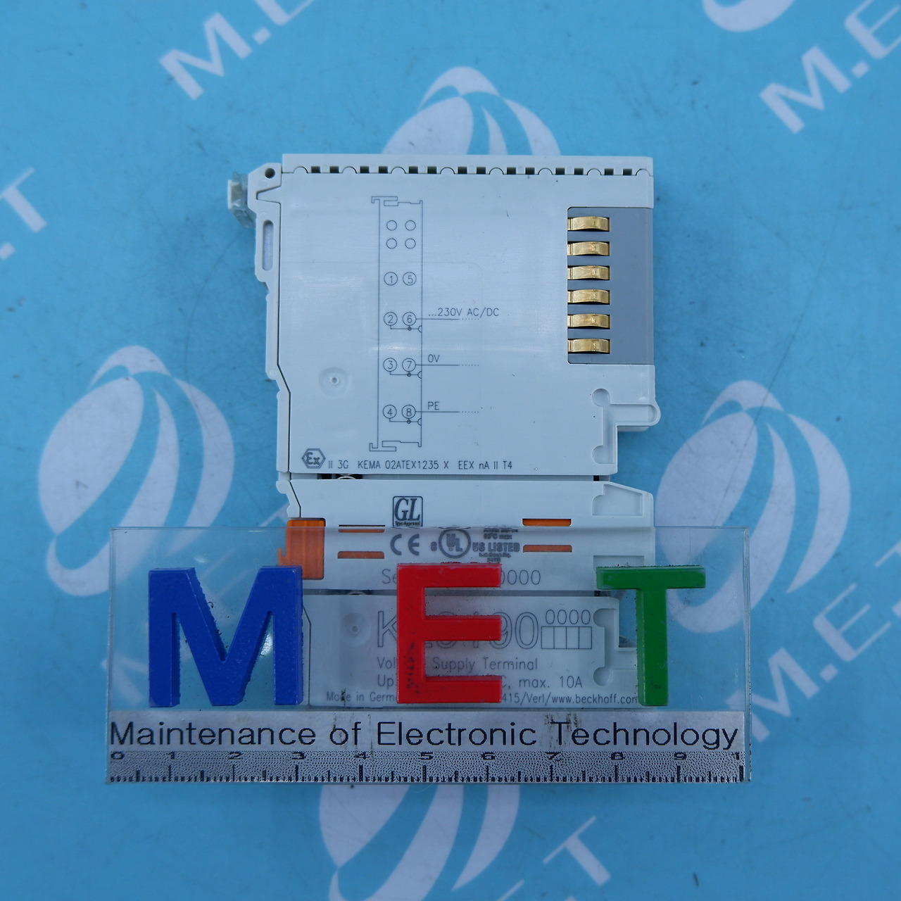 KL9190 [PLC] BECKHOFF VOLTAGE SUPPLY TERMINAL KL9190 ㈜엠이티 산업 자동화 장비 수리 판매 테스트 전문