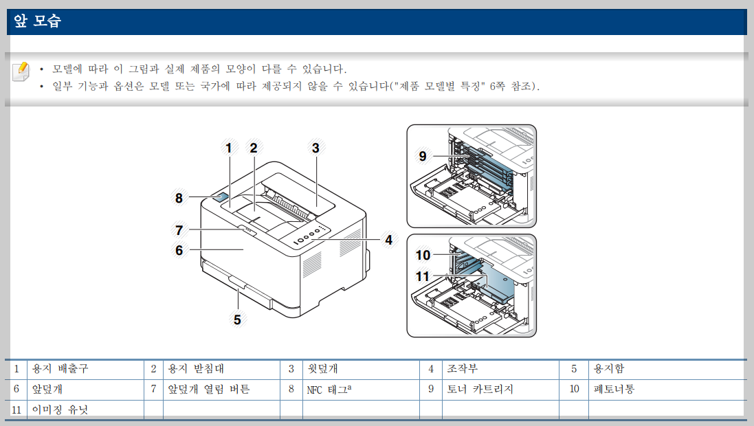 삼성 SL-C422 프린터 드라이버 매뉴얼 다운로드