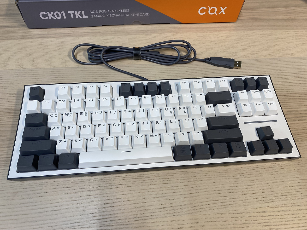 콕스 COX CK01 TKL 기계식 텐키리스 게이밍 키보드 사용 후기