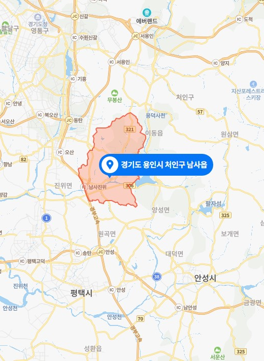 용인 반도체 클러스터 위치 용인 남사읍 및 착공시기 배후주거지 정보