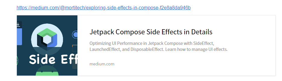 안드로이드 앱 만들기 : SideEffect , DisposableEffect , LaunchedEffect 와 jetpack compose 의 연관성 (인터넷 펌)