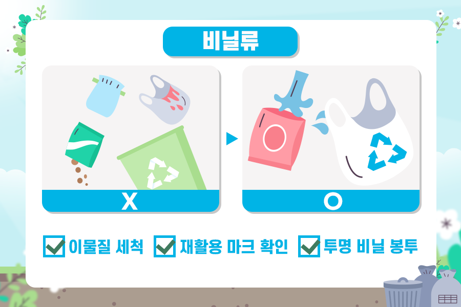 환경의날 소재별 분리수거 방법은