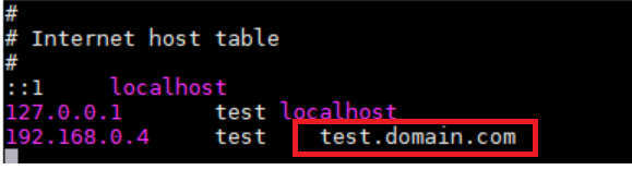 mail.alert] unable to qualify my own domain name (test) -- using short ...