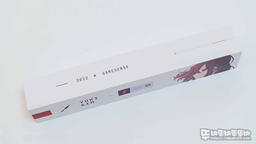 Gamesens 유키에임 레이더 마우스 게이밍패드 콜라보 장패드
