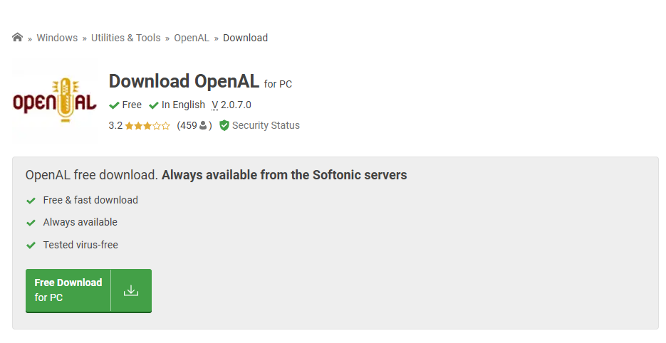 빌드박스 OpenAL initialization failed 에러 해결하기